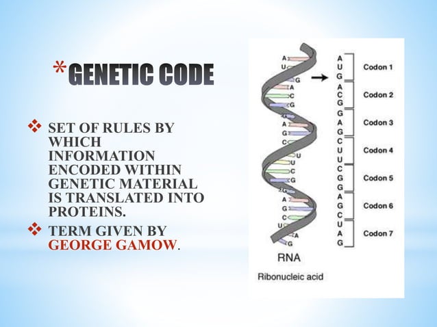 Degeneracy in genetic code | PPTX | Genetics | Science