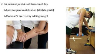 Physiotherapy for Frozen shoulder and Rheumatoid arthritis | PPTX