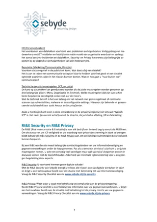 De gevolgen van de nieuwe privacywetgeving en meldplicht voor datalekken | PDF
