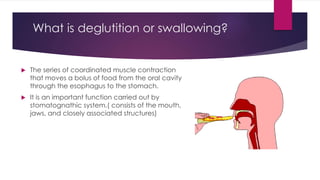 Deglutition | PPTX