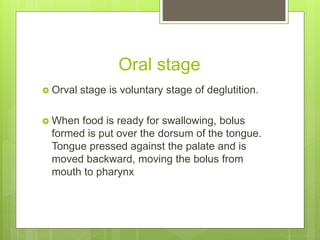 Deglutition by Dr Anand More | PPTX