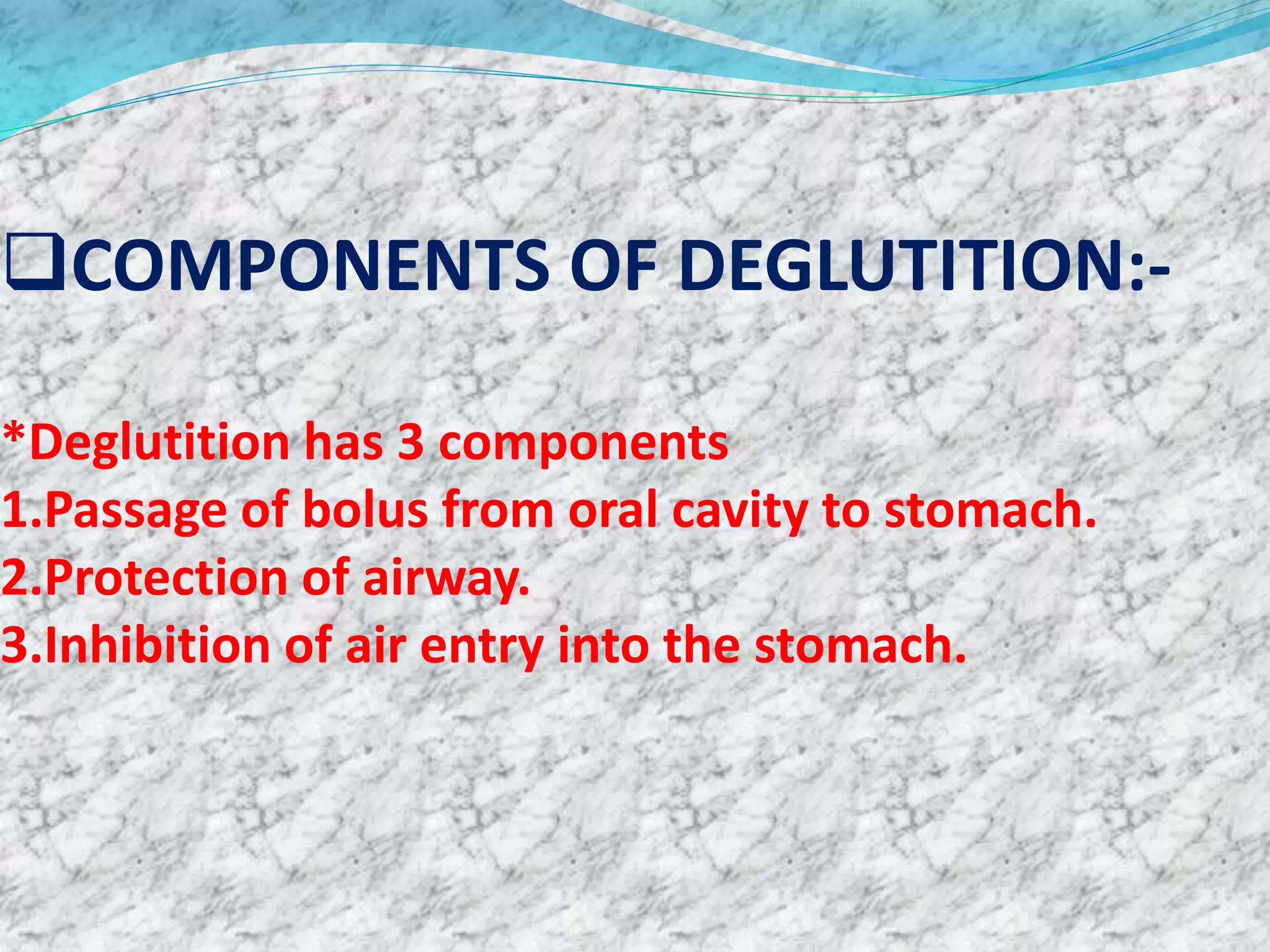 Deglutition or Swallowing | PPTX