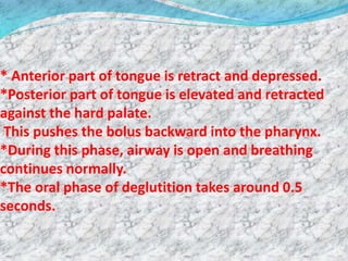 Deglutition or Swallowing | PPTX