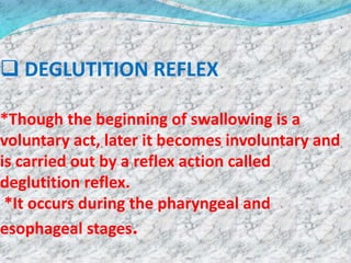 Deglutition or Swallowing | PPTX