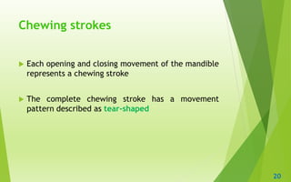 Deglutition and Chewing cycle _Dr. Pratistha | PPT