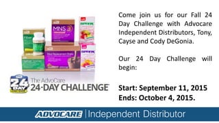 DeGonia 24 Day Challenge | PPT