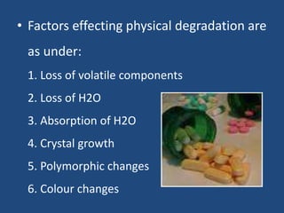 Pharmaceutical Degradation | PPTX