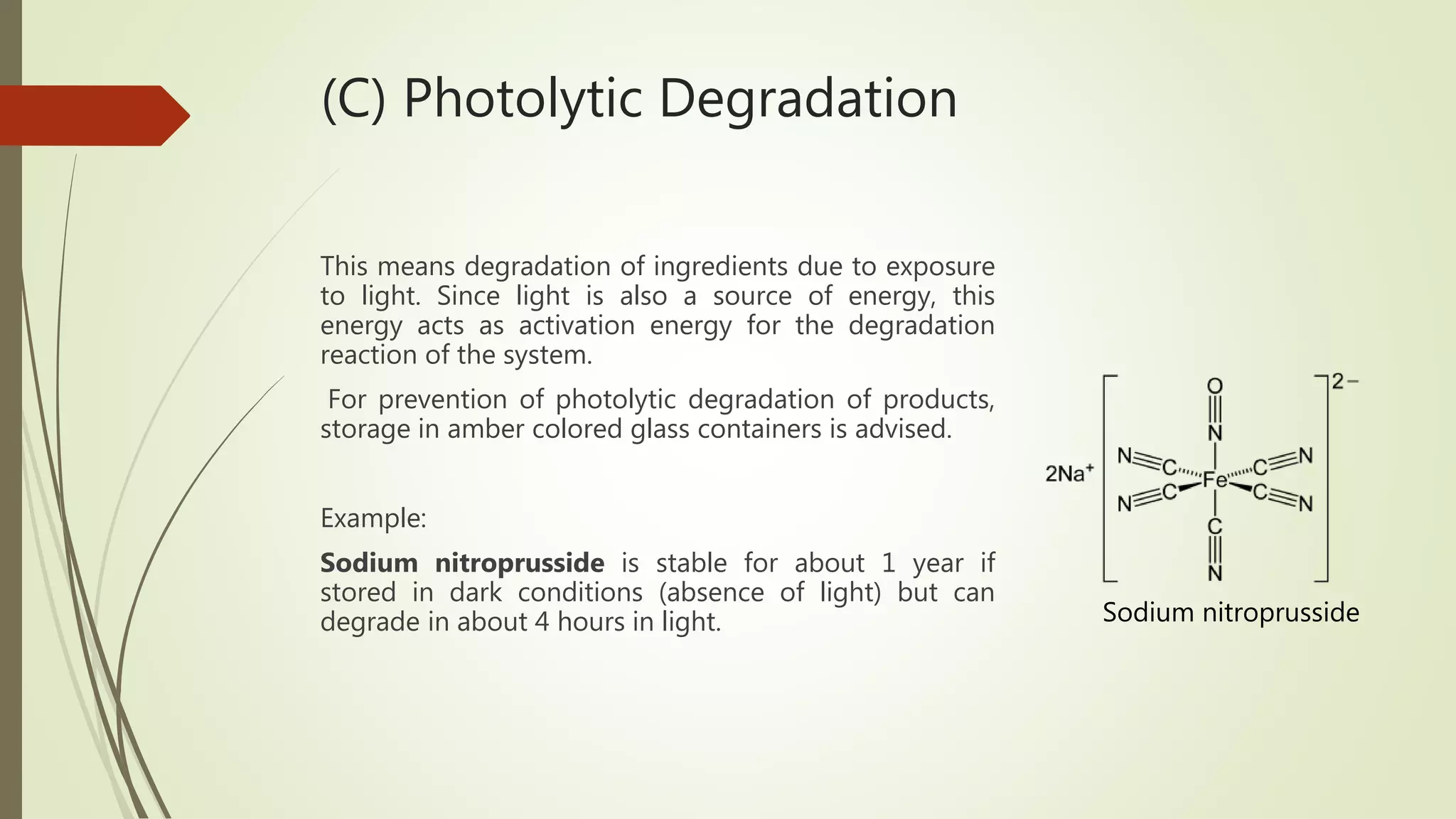 Degradation and Degradant Characterization | PPTX