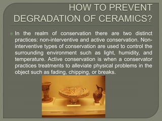 Degradation of ceramics | PPTX