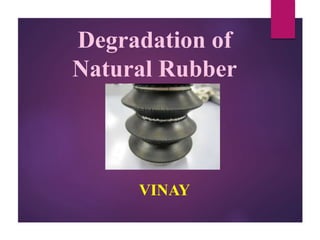 Degradation of natural rubber | PPTX