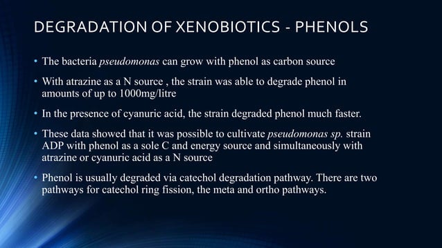degradation of phenols and chlorophenols | PPT