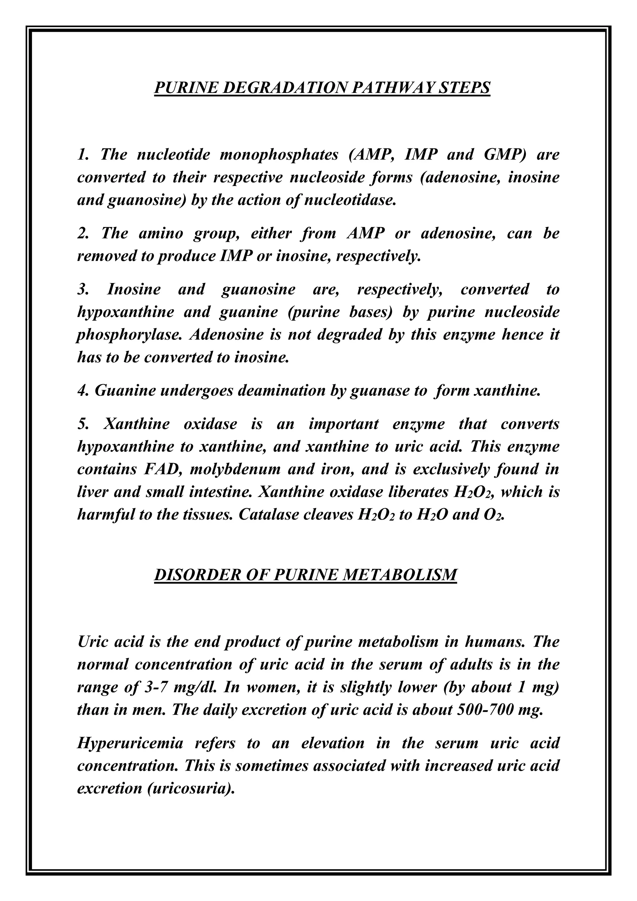 DEGRADATION OF PURINE WRITE UP.docx