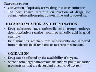 Degradation study and analysis of impurities | PPTX