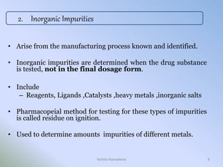 Degradation study and analysis of impurities | PPTX