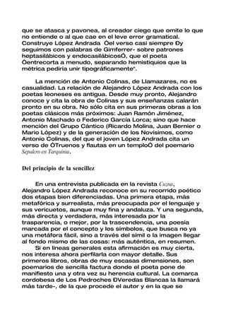 De granito y ncinas. La obra de Alejandro López Andrada | DOC