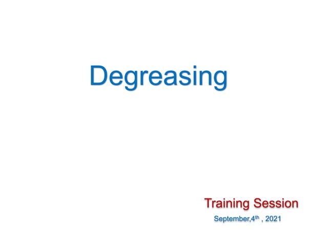 Degreasing.pptx