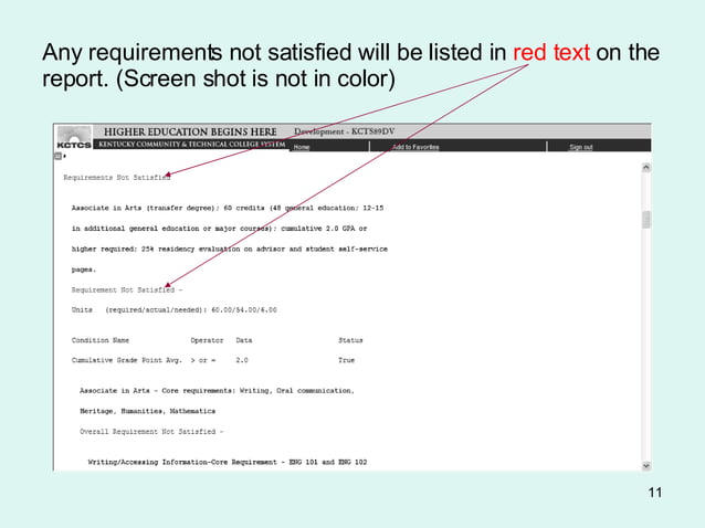 Degree Progress Report | PPT
