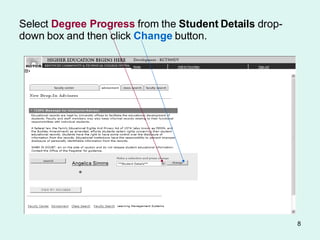 Degree Progress Report | PPT