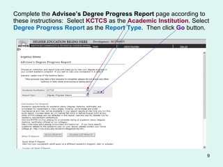 Degree Progress Report | PPT
