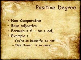 Degree comparison | PPTX
