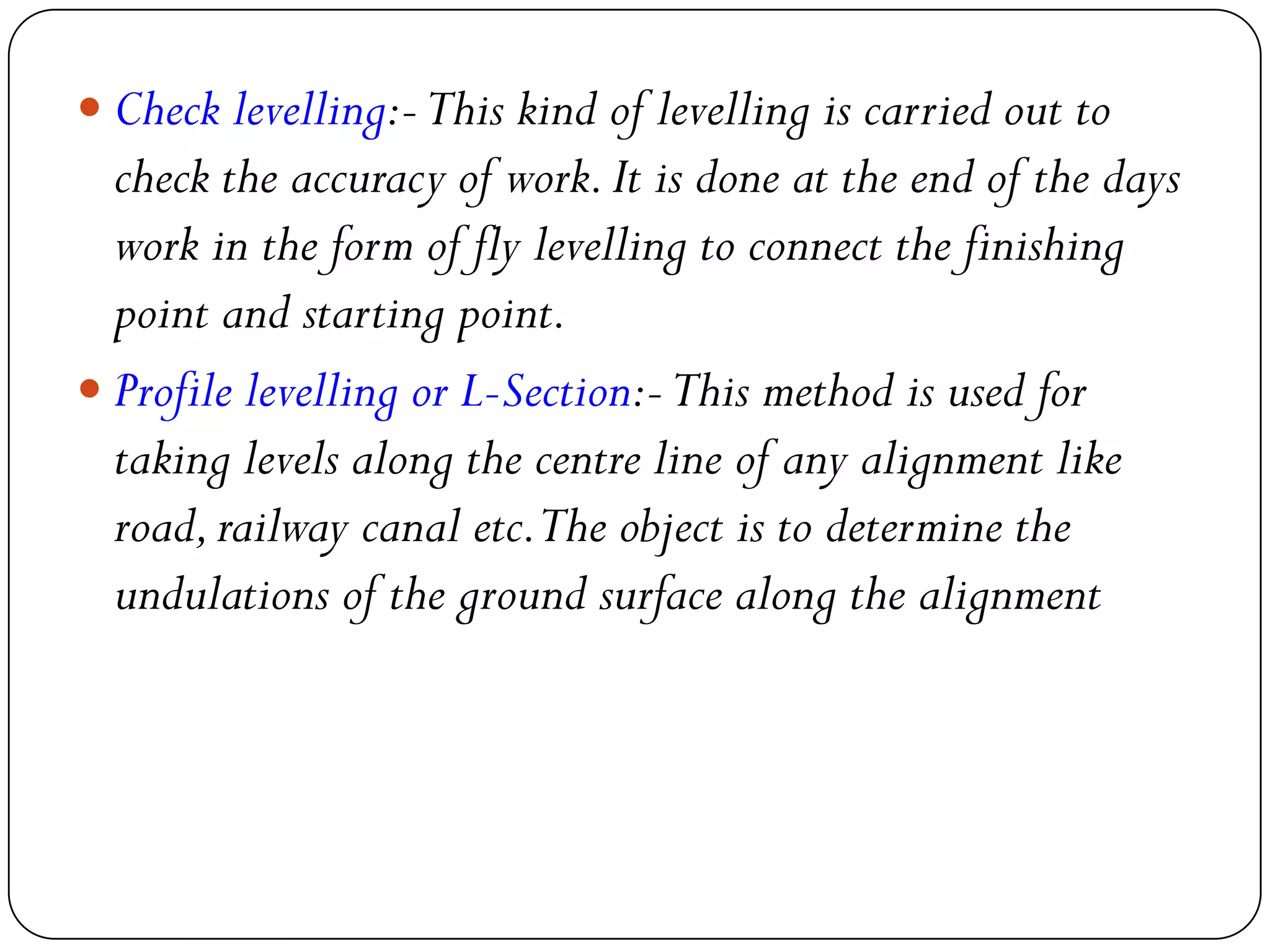 levelling and contouring | PDF