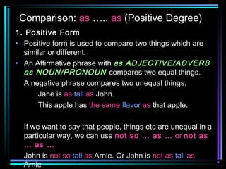 Degree of comparison | PPT