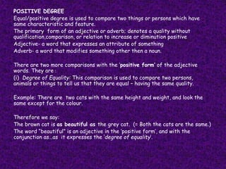 Degree of comparison | PPT