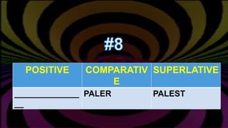 DEGREE OF COMPARISON OF ADJECTIVES | PPTX
