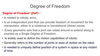 Degrees of freedom for the robots 1.pptx