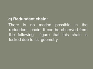 Degree of freedom of a Kinematic Mechanism | PPT