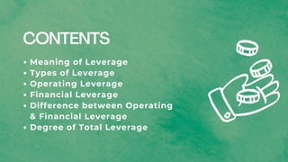 degree of total leverage Accounting presentation | PPT