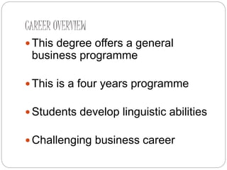 Degree powerpoint presentation | PPTX | Business | Business and Finance