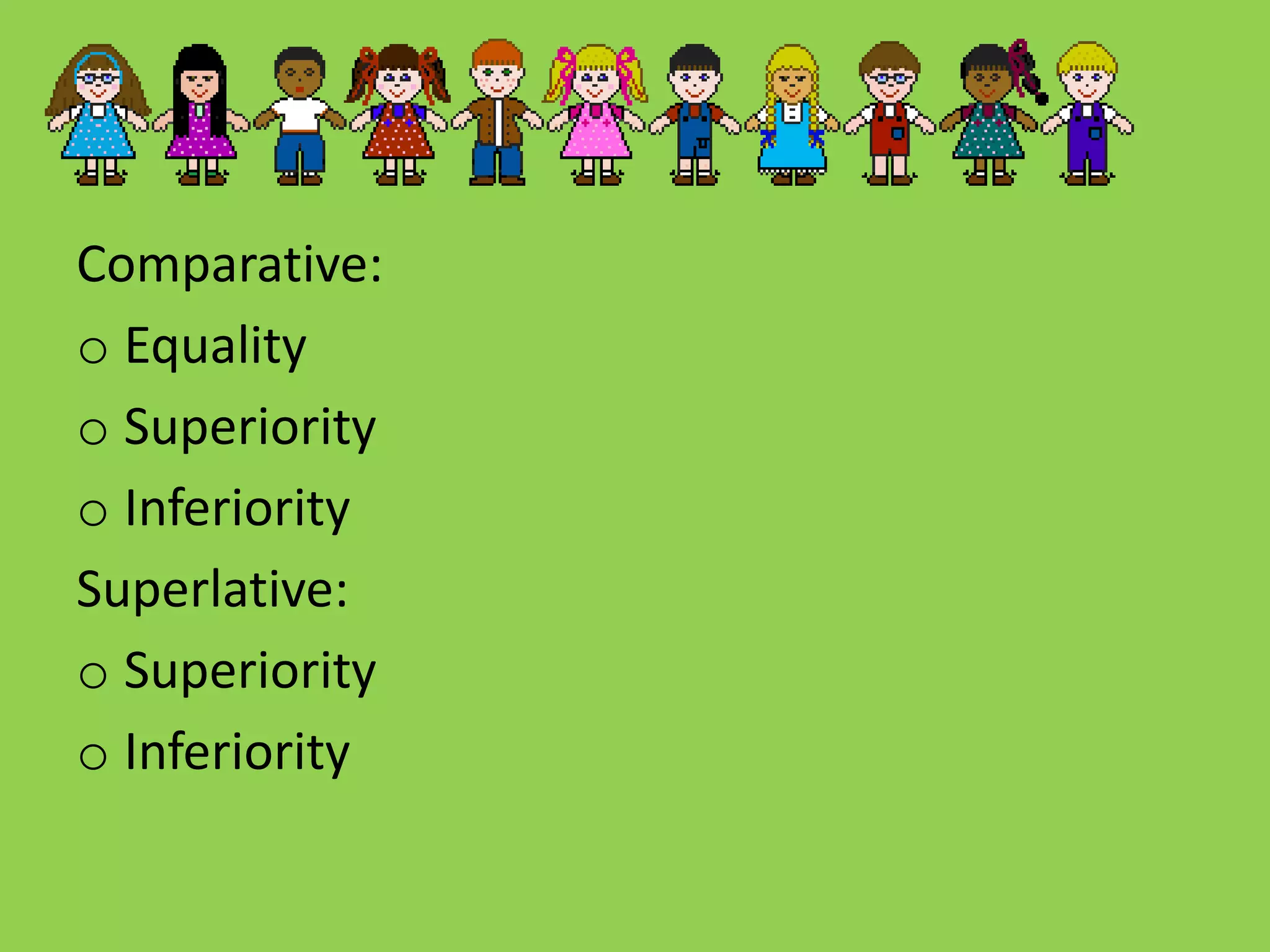 Degrees of adjectives | PPTX
