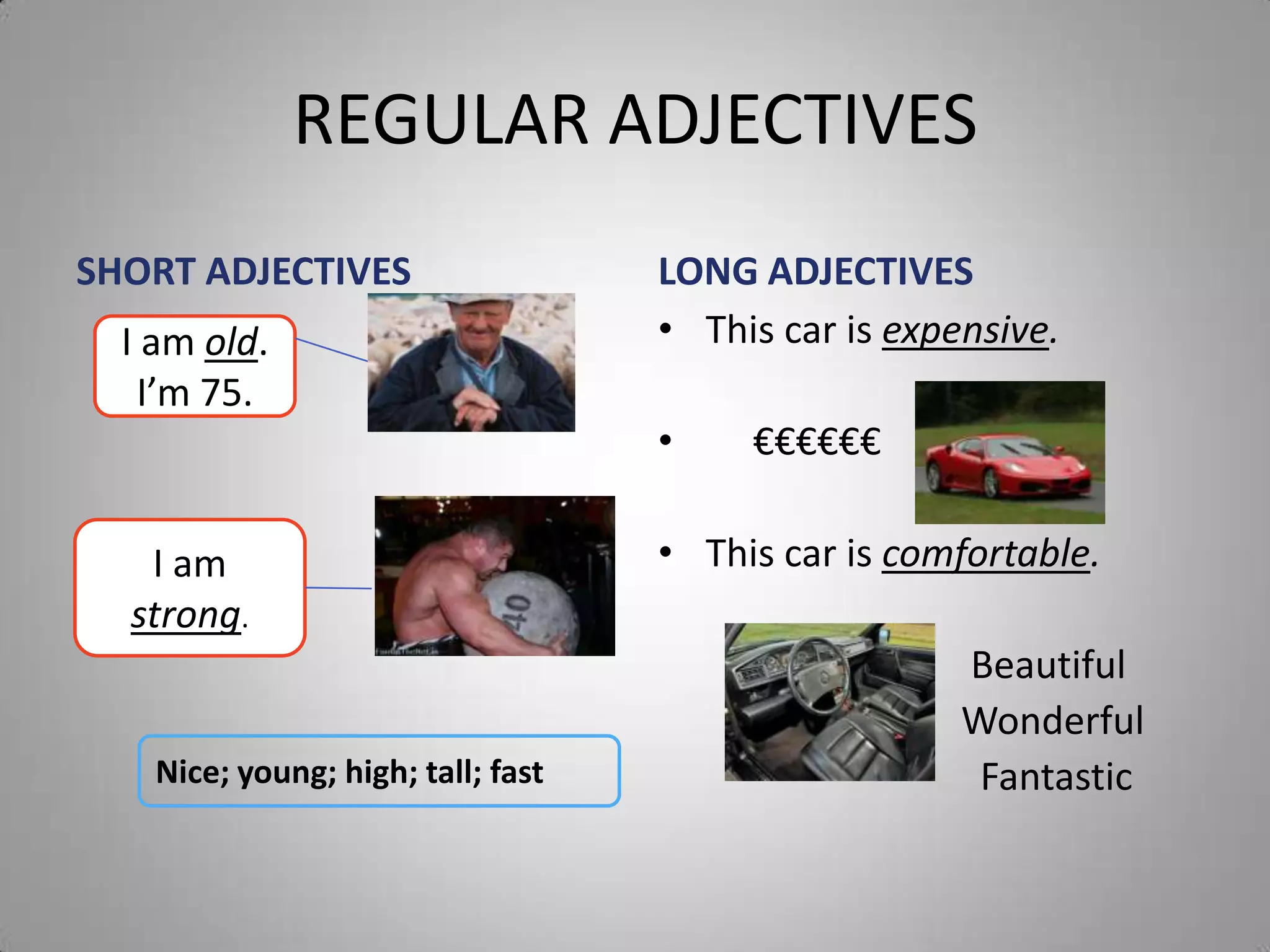 Degrees of adjectives | PPSX