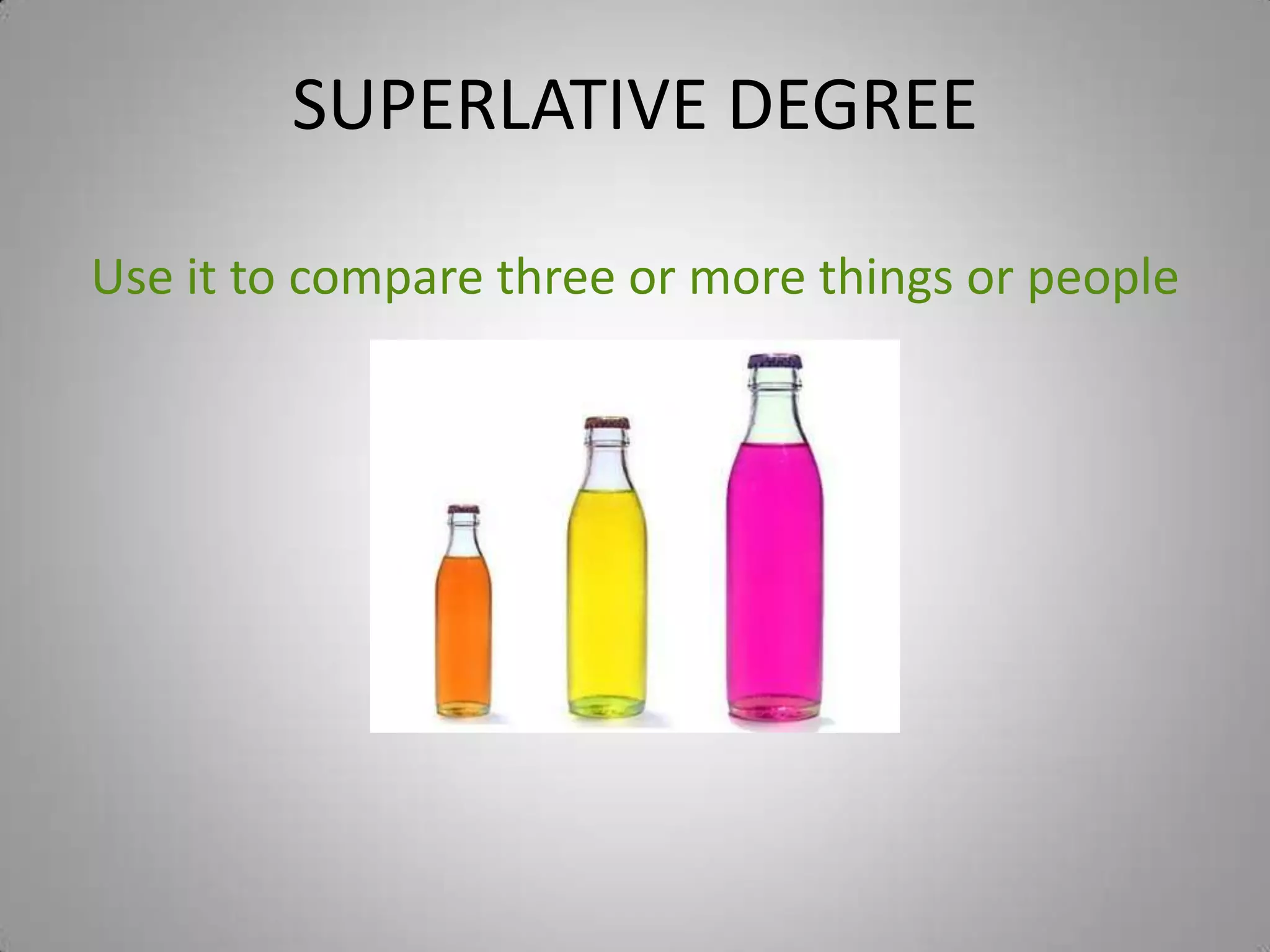 Degrees of adjectives | PPSX