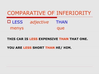 Degrees of adjectives | PPT