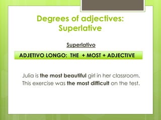 Degrees of adjectives | PPTX