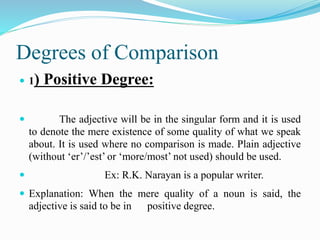 Degrees of comparision | PPTX