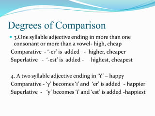 Degrees of comparision | PPTX