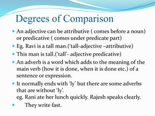 Degrees of comparision | PPTX