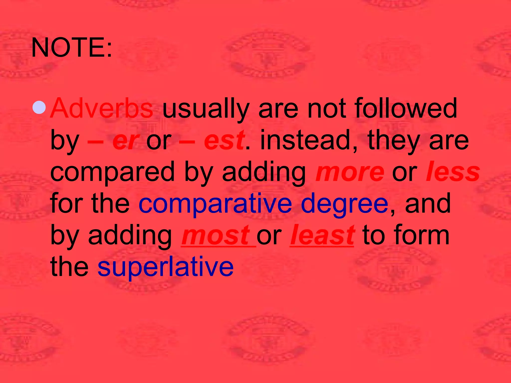 Degrees of Comparison | PPT