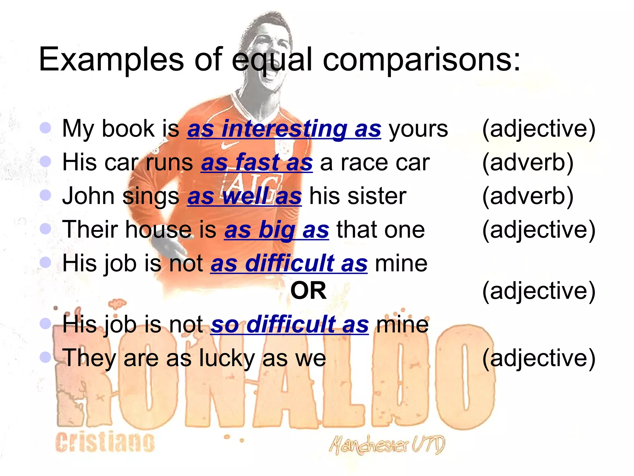 Degrees of Comparison | PPT