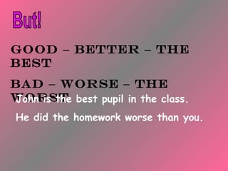 Degrees of comparison | PPT