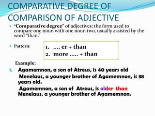 Degrees of comparison | PPTX