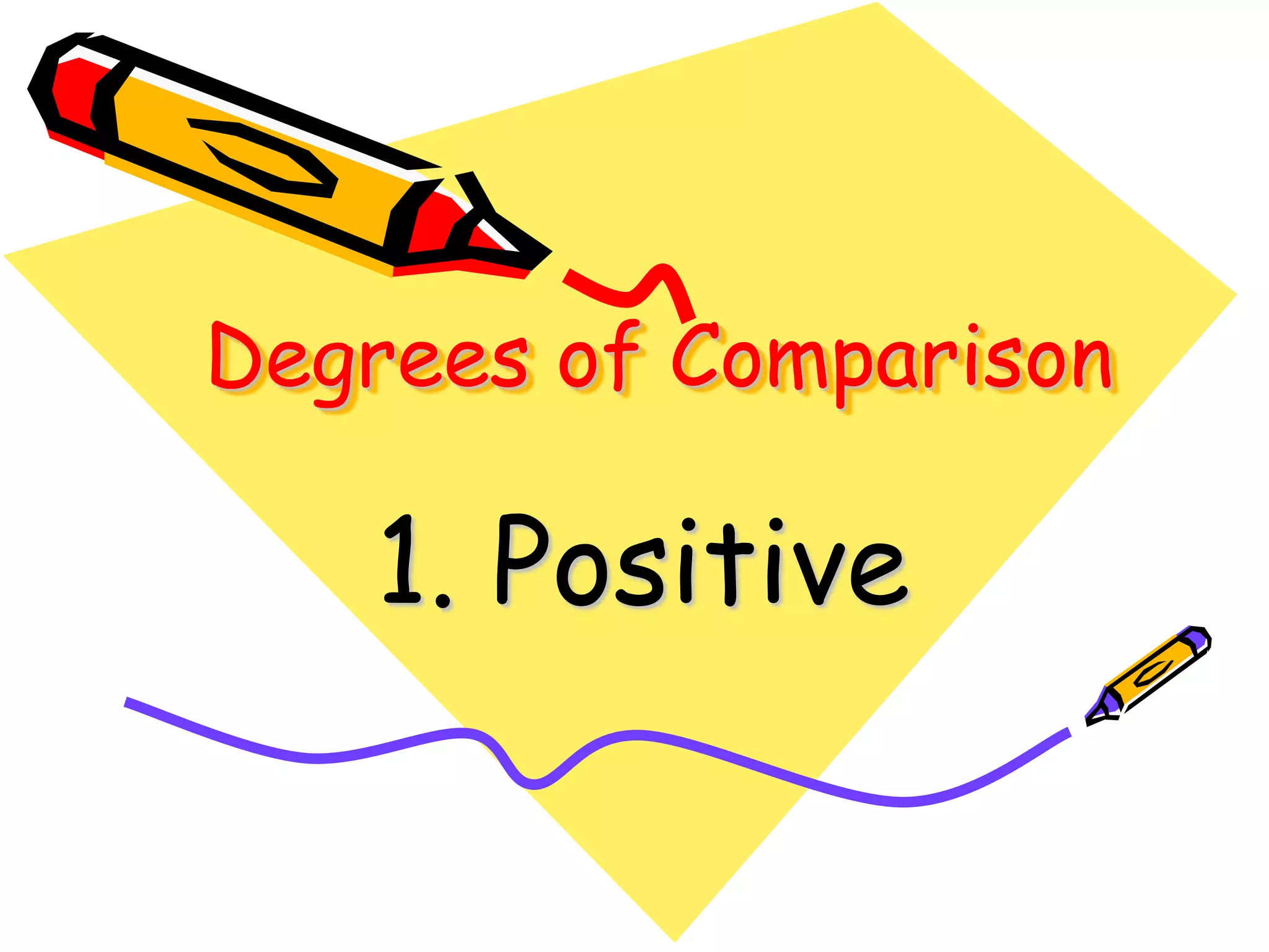 Degrees of comparison | PPTX