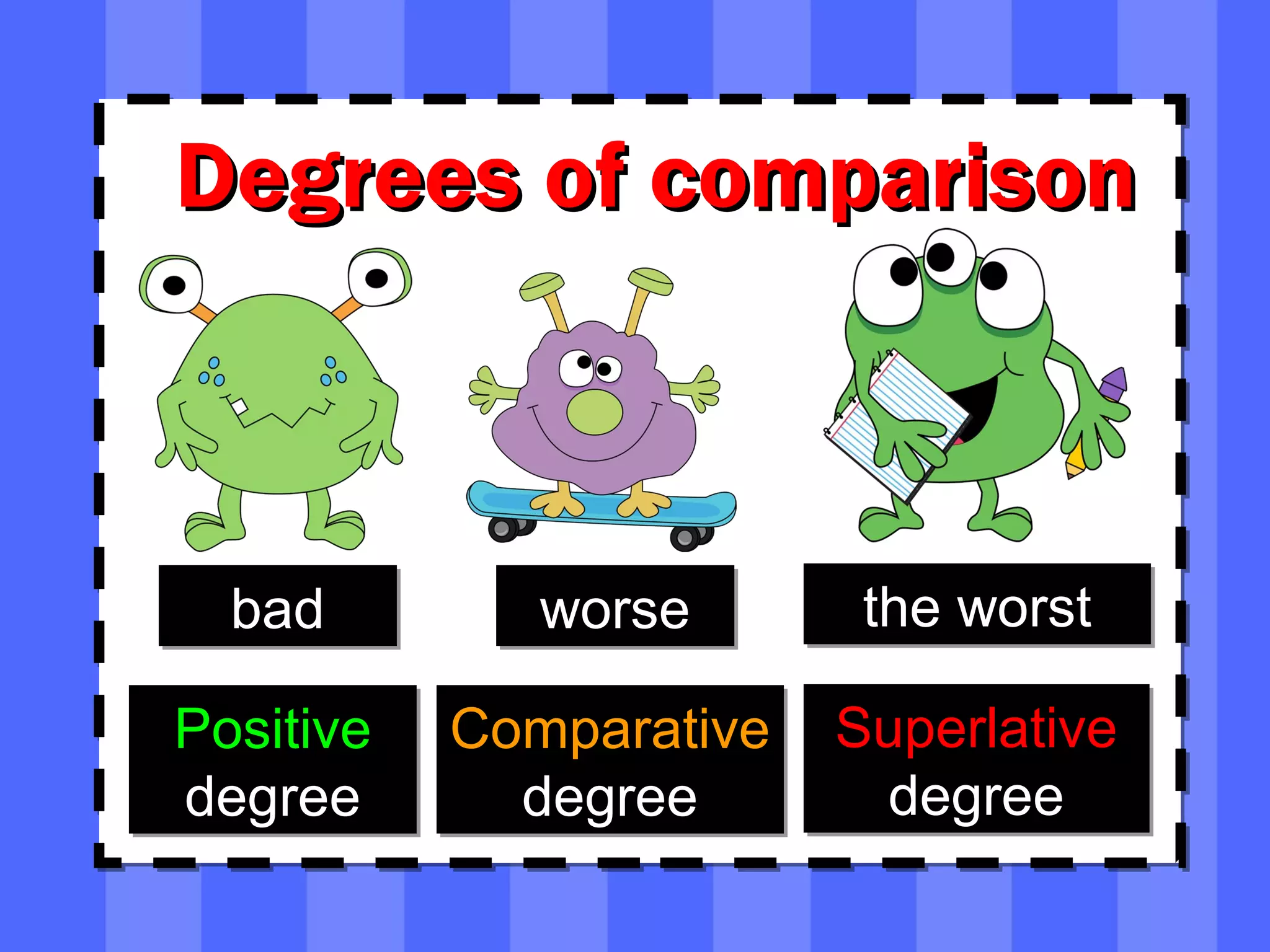 Degrees of comparison | PPT