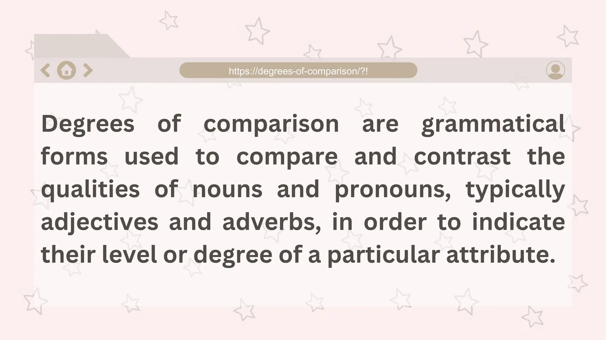 Degrees of Comparison | PPT
