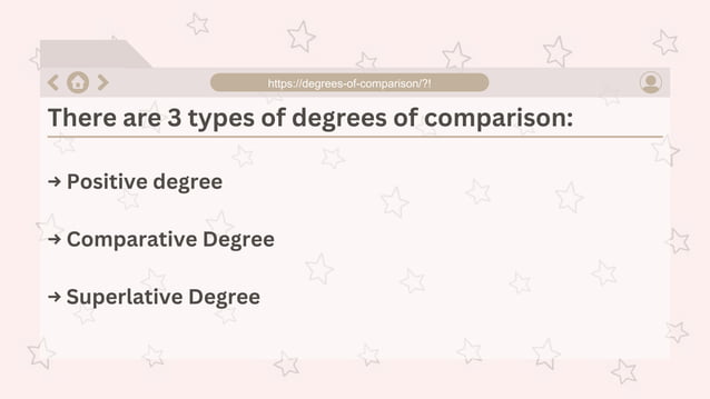Degrees of Comparison | PPT