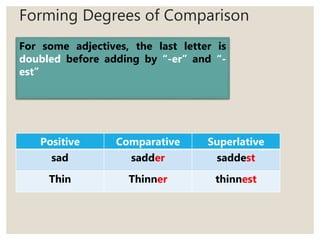 Degrees of comparisson of adjective | PPTX