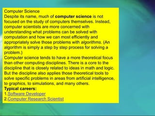 degrees of computer science. pdf | PDF